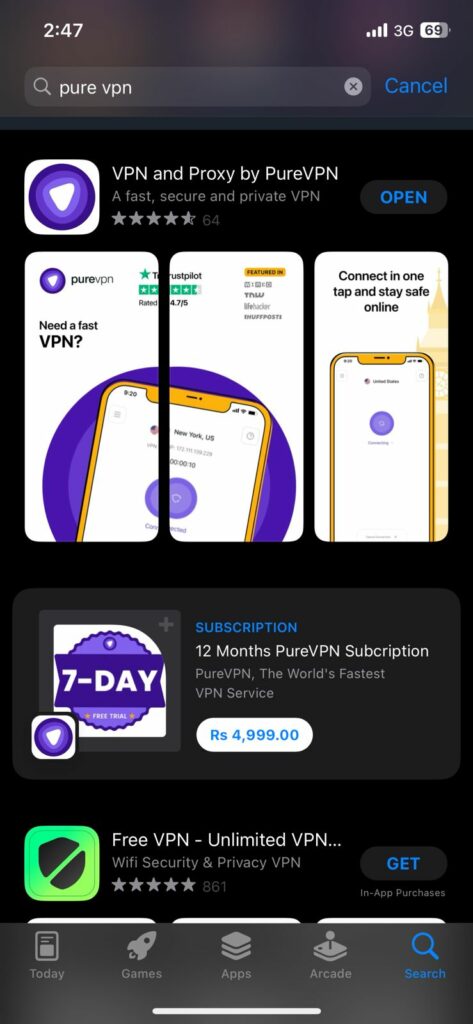 如何設定 PureVPN iOS 應用程式？ - PureVPN