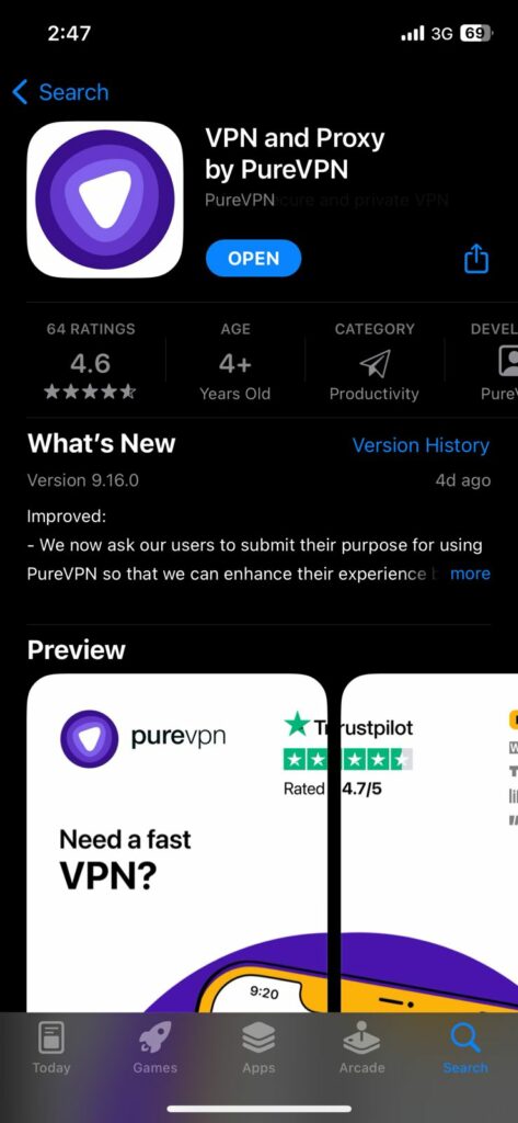 如何設定 PureVPN iOS 應用程式？ - PureVPN